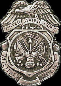 Condecoración: Military Police Identification Badge (Estados Unidos de ...