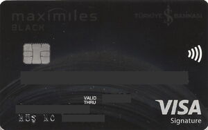 Bank Card: Maximiles - BLACK (Türkiye İş Bankası, Türkiye (Turkey)Col ...