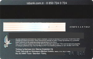 Bank Card: Maximiles - BLACK (Türkiye İş Bankası, Türkiye (Turkey)Col ...
