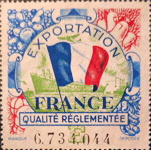 Stamp: Exportation stamp (France: Revenue Stamps(Exportation ...