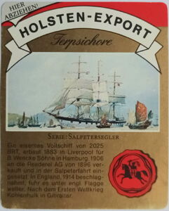 Drink Label: Holsten-Export Terpsichore (Holsten-Brauerei AG, Germany ...