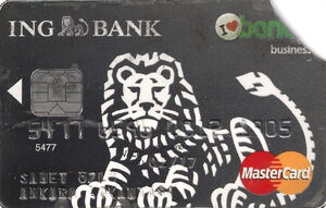 Bank Card: ING BANK - Business (ING Bank, Türkiye (Turkey)Col:TR-MC-0588