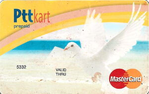Bank Card: PTT Kart Prepaid (PTT Bank, Türkiye (Turkey)Col:TR-MC-0592 💳