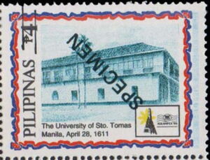 Stamp: University of Santo Tomas (Philippines(7th Asean Int. Philatelic ...