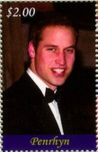 Stamp: Prince William (Penrhyn(Royal Engagement of Prince William and ...