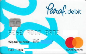 Banka Kartı: Paraf . Debit (Halkbank, TürkiyeCol:TR-MC-0593