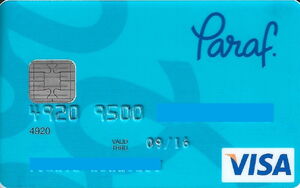 Banka Kartı: Paraf (Halkbank, TürkiyeCol:TR-VI-0564