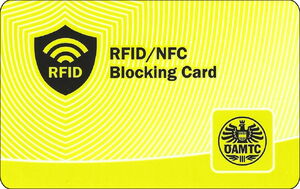 Functional Card: Rfid/nfc (Car Assistance and Auto Clubs, Austria(ÖAMTC ...
