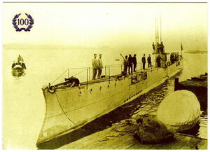 Postcard: Submarine "Akula" (Russia(- From the history of the Russian ...