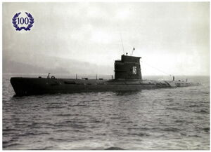Postcard: Large torpedo submarine, Project 611 (Russia(- From the ...