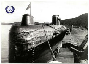 Postcard: Anti-ship and cruise missile submarine, Project 651 (Russia ...
