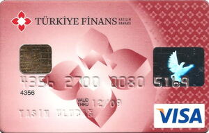 Bank Card: Türkiye Finans (Türkiye Finans, Türkiye (Turkey)Col:TR-VI-0573