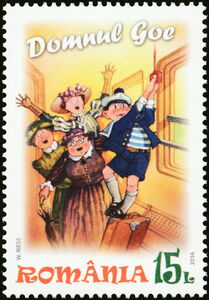 Stamp: Domnul Goe, by Ion Luca Caragiale (Romania(Childhood's ...