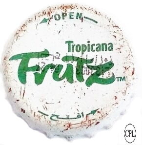 Bottle Cap: Tropicana Frutz (Pepsico Co., Saudi ArabiaCol:JU-SD-00004 🍾