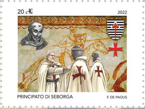 Stamp: Knights Templar (Italy: Cinderella Stamps(Principality of ...