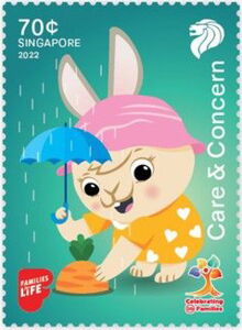 Stamp: Care & Concern (Singapore(Celebrating Singapore Families (2022 ...