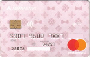 Bank Card: Ladies Card (Astana Bank, KazakhstanCol:KZ-MC-0061
