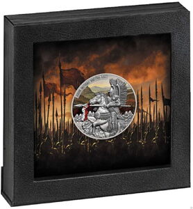 Coin: 5 Dollars (Polish Hussar) (Niue(Numismatic Product - Warriors)