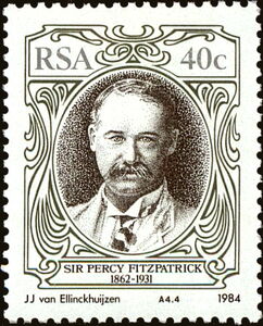 Stamp: Sir Percy Fitzpatrick (1862-1931) (South Africa(Writers) Mi:ZA ...