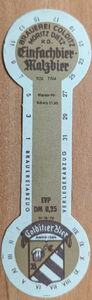 Drink Label: Colditzer Einfachbier-Malzbier (VEB Brauerei Colditz (im ...
