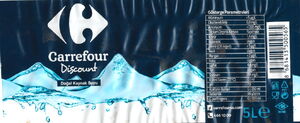 Drink Label: Carrefour Discount, Doğal Kaynak Suyu (DSLGRUP Içecek San ...