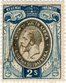 Stamp: King George V (1865-1936) (South Africa: Revenue Stamps(Revenue ...