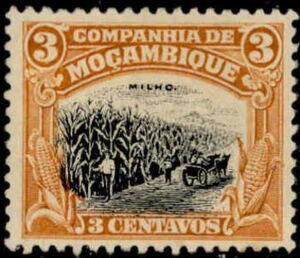 Stamp: Corn Field (Mozambique Company(Landscapes II) Sg:MZ-C 226B,Afi ...