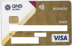 Bank Card: QNB (Business) 2 (Qatar National Bank (Egypt), EgyptCol:EG ...