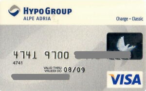 Bank Card: Visa Charge - Classic (Hypo Group Alpe Adria, CroatiaCol:HR ...