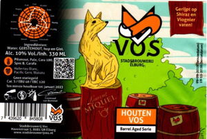Drink Label: Houten Vos (Stadsbrouwerij Vos, NetherlandsCol:NL-BEER-032632