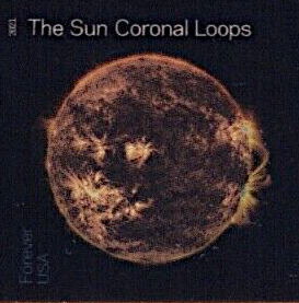 Stamp: Coronal Loops (United States of America(Sun Science (2021)) Mi ...