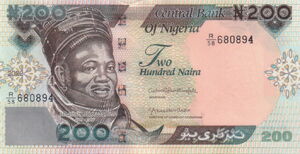 Banknote: 200 Naira (Nigeria(1984-2022 Issue) Wor:P-29v