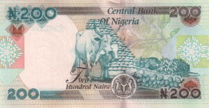 Banknote: 200 Naira (Nigeria(1984-2022 Issue) Wor:P-29v