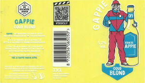Drink Label: Gappie Goud Blond (Brouwerij De Eeuwige Jeugd ...