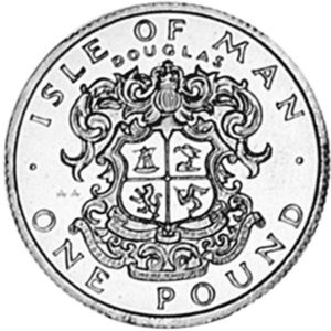 Coin: 1 Pound (Manx Town Series, Douglas) (Isle of Man) (I60 - One ...