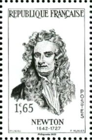 Stamp: Isaac Newton (France(The Patrimony of France In Stamps (2022 ...