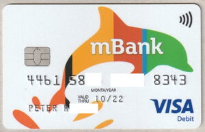 Bank Card: mBank (BRE Bank SA (mBank), SlovakiaCol:SK-VI-0020.03