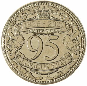 Coin: 1 Pound (95th Anniversary - Birth of Queen Elizabeth II ...