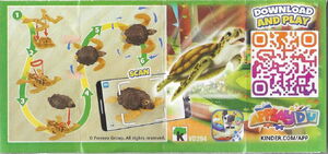 Meal Toy: Sea turtle (Kinder Surprise, Europe(Kinder - Natoons ...