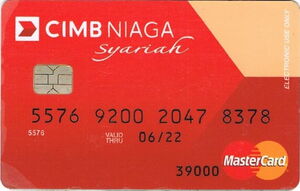 Bank Card: CIMB Niaga Syariah (CIMB Niaga (Indonesia), IndonesiaCol:ID ...