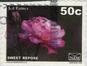 Stamp: Rose, Sweet Repose - Large Format (New Zealand: Private Post ...