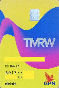 Bank Card: TMRW debit GPN (PT Bank UOB Indonesia, IndonesiaCol:ID-GM-0146
