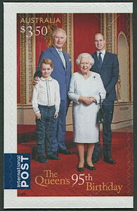 Stamp: 95th Birthday of Queen Elizabeth II (Australia(Queen Elizabeth ...