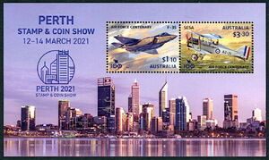 Stamp: Perth Stamp And Coin Show - Air Force Centenary (Australia(Royal ...