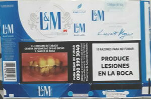 Cigarette Pack: L&M Blue Label 2022 (Argentina(L&M Blue Label 2022) Col ...