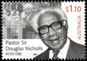 Stamp: Pastor Sir Douglas Nicholls, KCVO, OBE (Australia(Pastor Sir ...