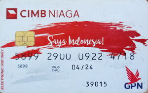 Bank Card: GPN - Saya Indonesia! (CIMB Niaga (Indonesia), IndonesiaCol ...
