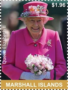 Stamp: Queen Elizabeth II (Marshall Islands(In Memoriam: Her Majesty ...