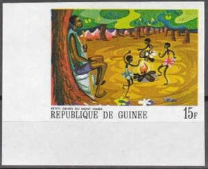 Stamp: Little Genies from Mount Nimba (Guinea(African Legends) Mi:GN 487B 📮