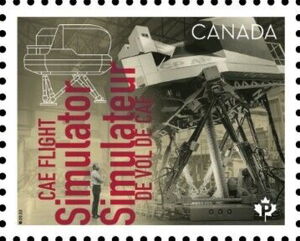 Stamp: CAE Flight Simulator (Canada(Canadians in Flight (2022)) Sn:CA ...